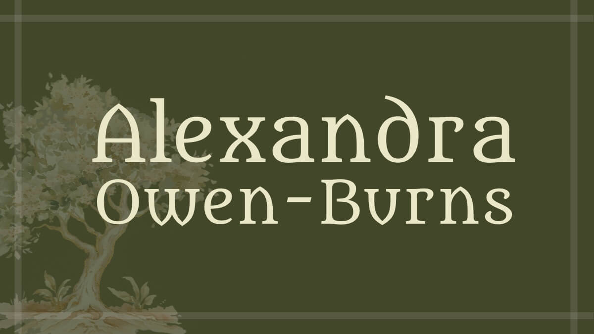 Welcome - Alexandra Owen-Burns
